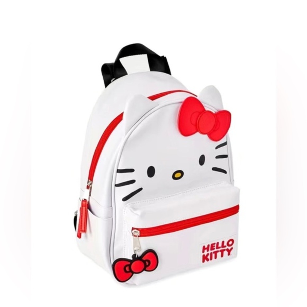 Hello Kitty - Classic Hello Kitty White Backpack -Nwo… - Gem